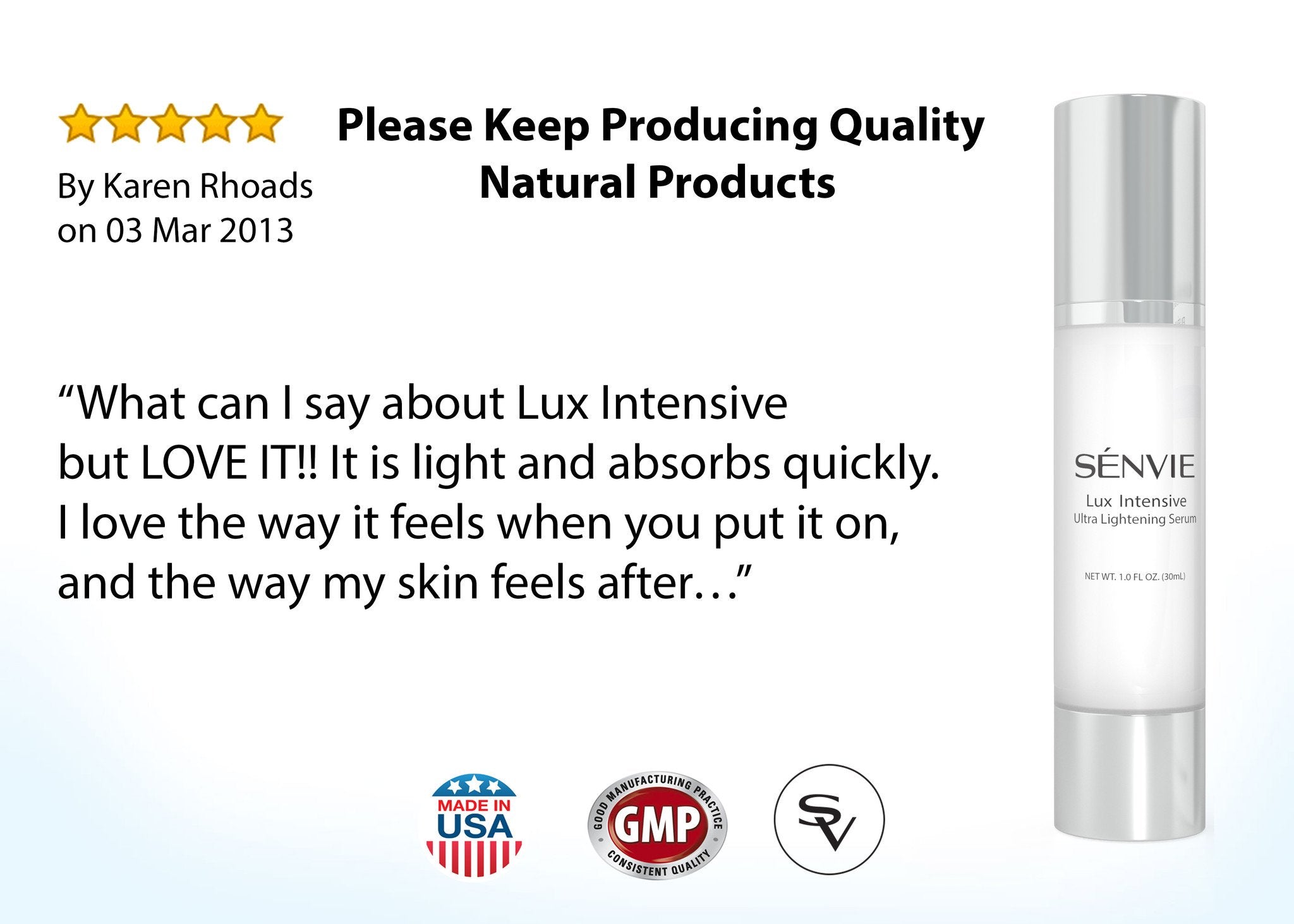 Lux Intensive Skin Lightening Serum